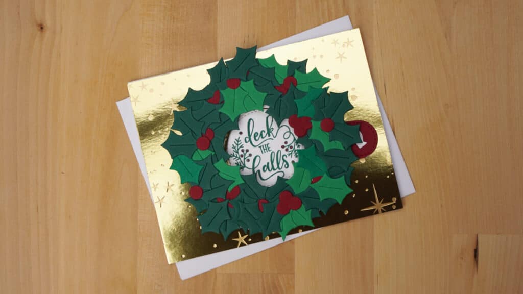 How To Make An Elegant Magic Iris Card -22 - Cut Color & Create