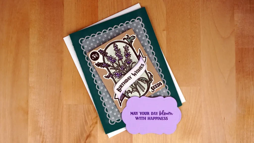 How To Make A HBD Card W/ A Secret Note - Cut, Color, & Create