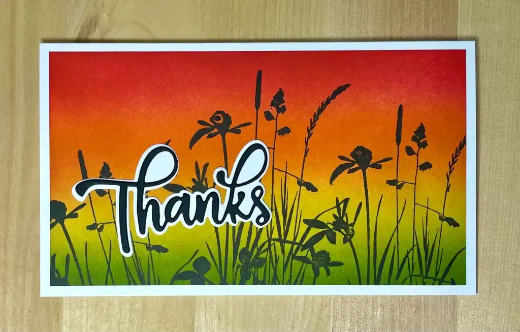 How To Make 2 Rainbow Cards In Minutes - Cut, Color, & Create