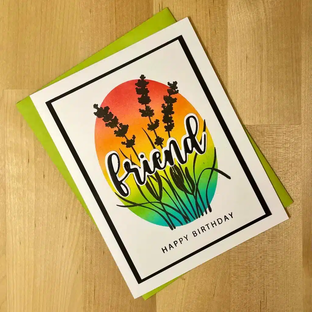 Birthday card inspiration: 3 Cards - Cut Color & Create