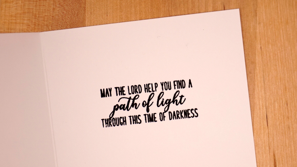 Natural Silhouettes Make Perfect Sympathy Cards - Cut, Color, & Create