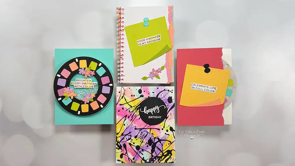 4 Take A Note Cardmaking Ideas - Cut Color & Create